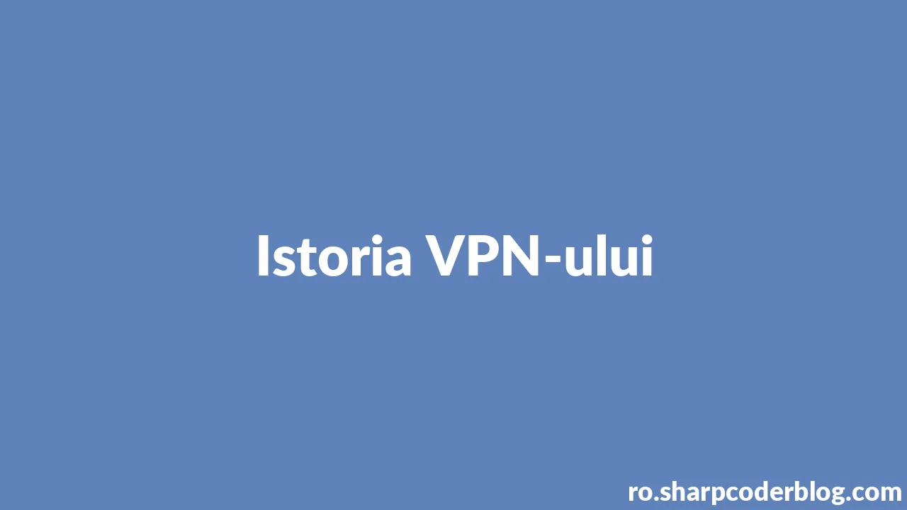 Istoria Vpn Ului Sharp Coder Blog 1455