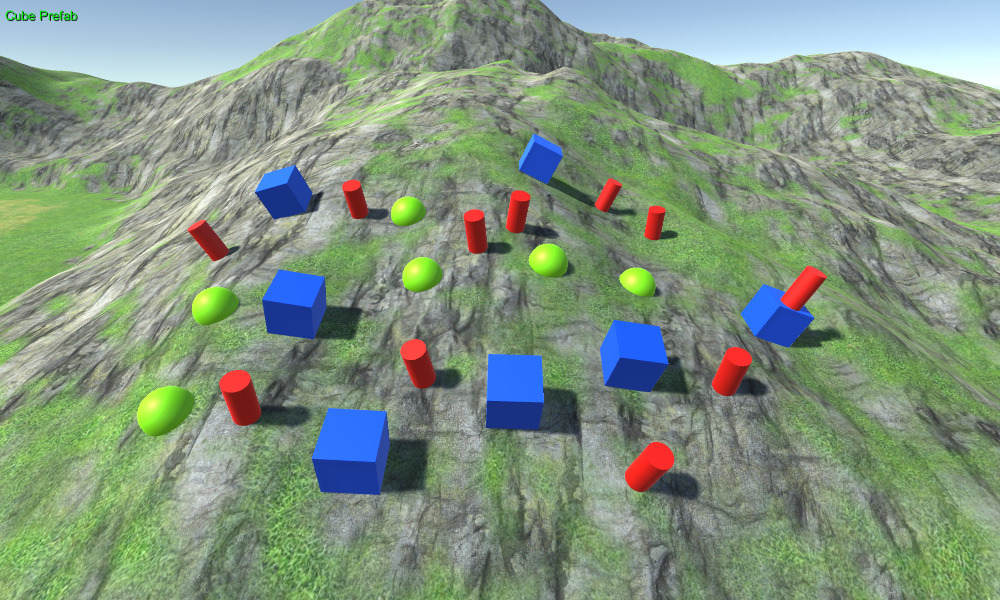 Unity 3D generează prefabricatele obiectului cu un clic de mouse