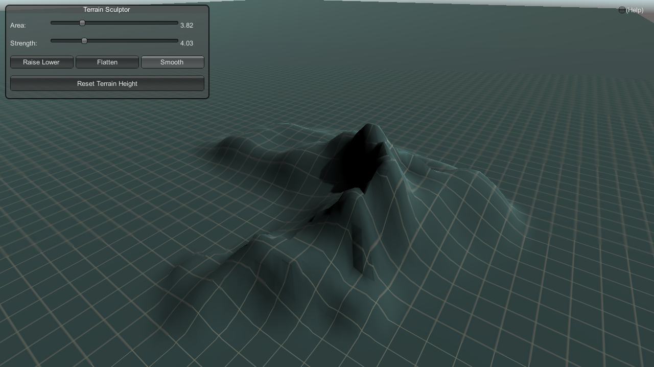 Editorul Runtime Terrain în Unity